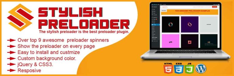Stylish Preloader | WordPress Plugin | Creative Salahu