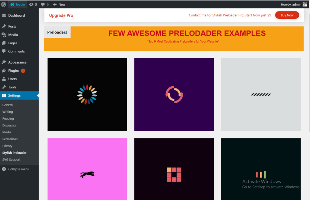 Stylish Preloader | WordPress Plugin | Creative Salahu